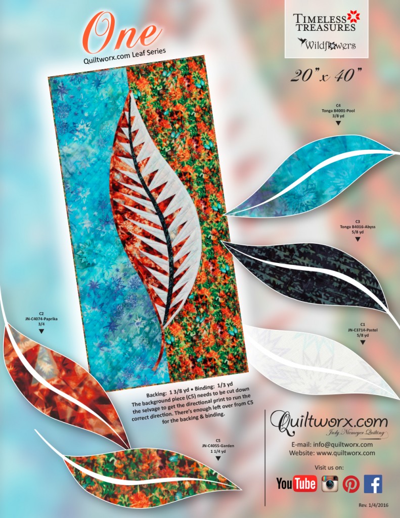 One: Quiltworx.com Leaf Series