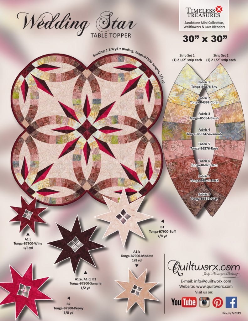 Wedding Star Table Topper